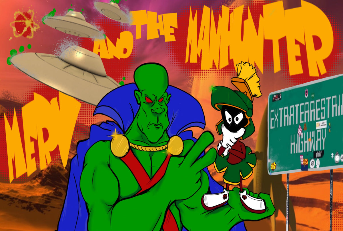 Merv and the Manhunter Print – Zee Cee Art
