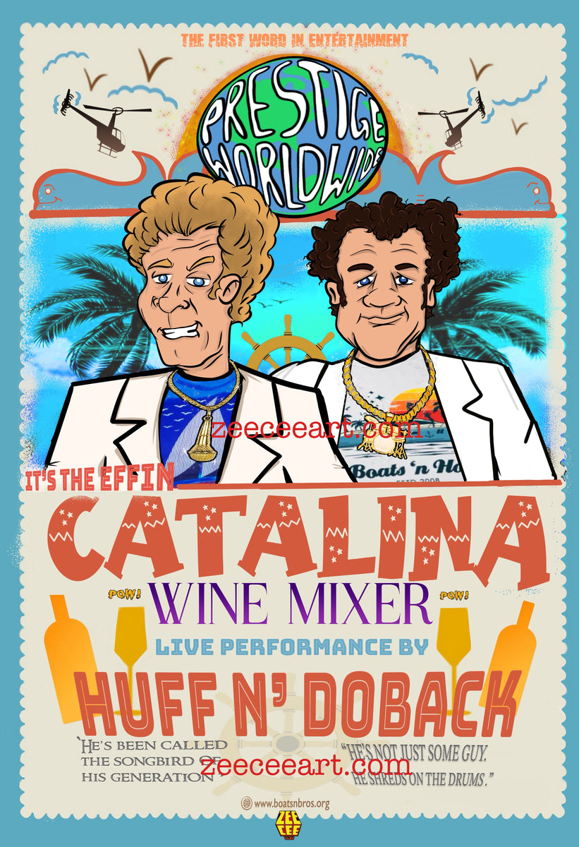 Catalina Wine Mixer Premier Poster – Zee Cee Art