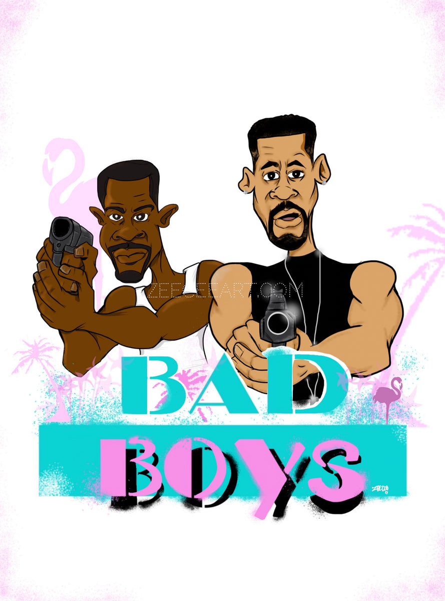 Bad Boyz 4 Life (20 x 20) Print – Zee Cee Art